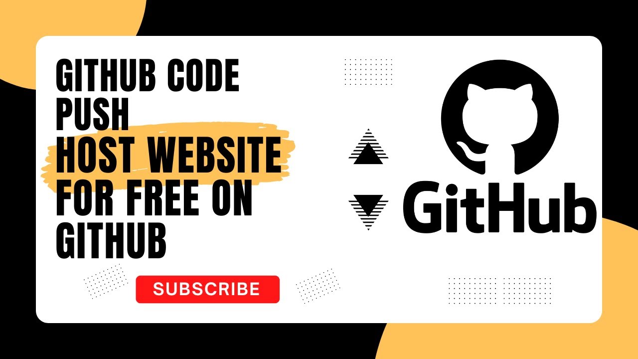 HOW TO PUSH CODE IN GITHUB REPOSITORY || HOST WEBSITE FOR FREE IN GITHUB WITH DOMAIN