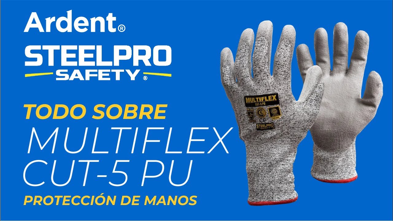 Guante Steelpro Multiflex CUT-5 PU (Anticorte Nivel 5)