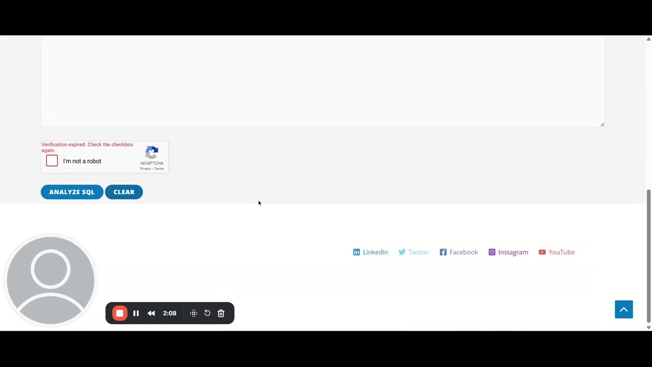 Finitizer SQL AI Analyzer Overview