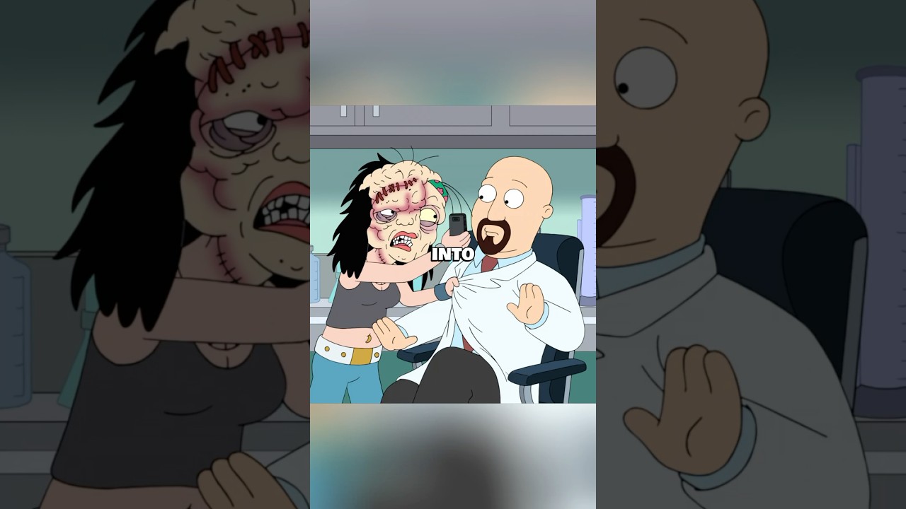 Hayley blackmail doctor whiteman #shorts #americandad