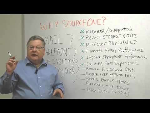 Why SourceOne? | EMC SourceOne Insider