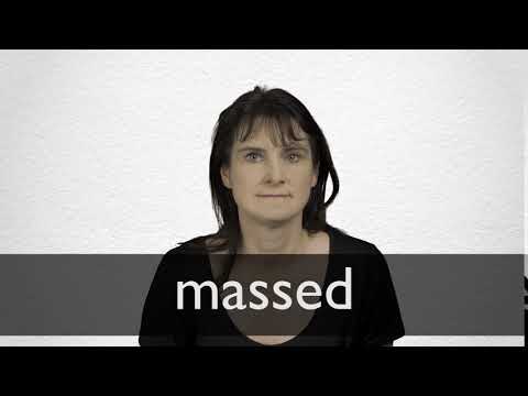 MASSED definition and meaning | Collins English Dictionary