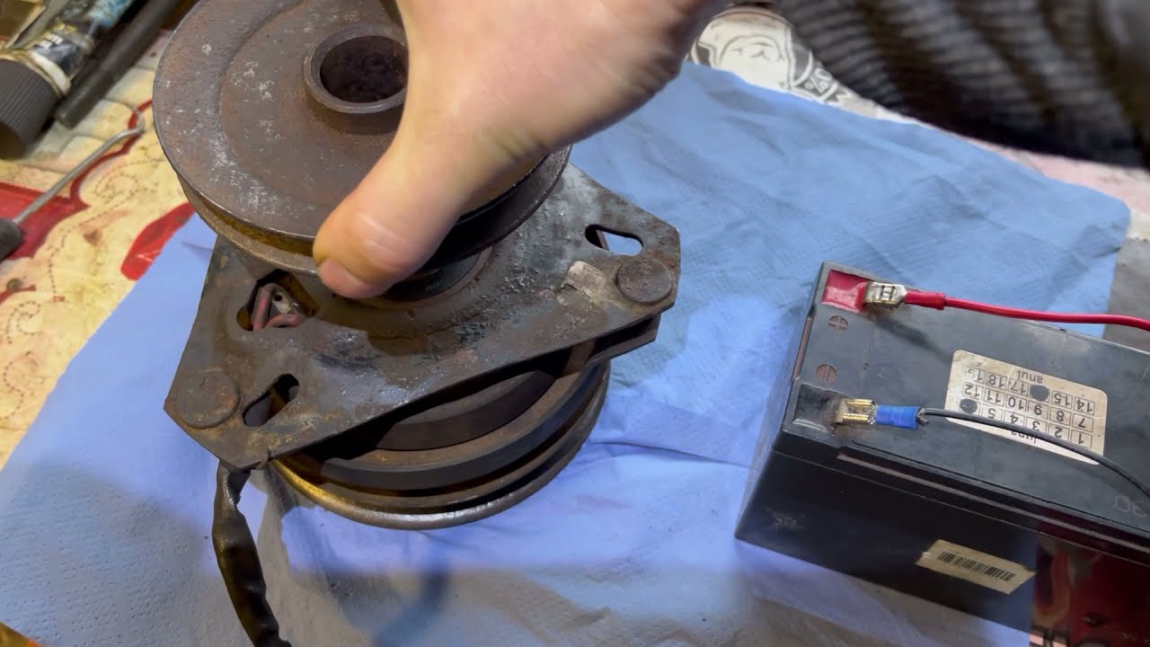 Toro mower electric clutch test