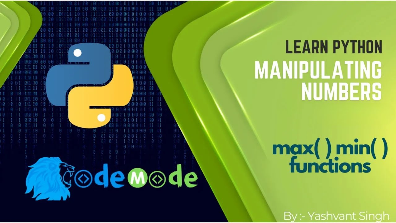 min () max() function in Python | maximum & minimum | Python