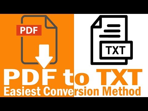 Convert PDF to text file || Offline conversion with default PDF Software-Simplest Method