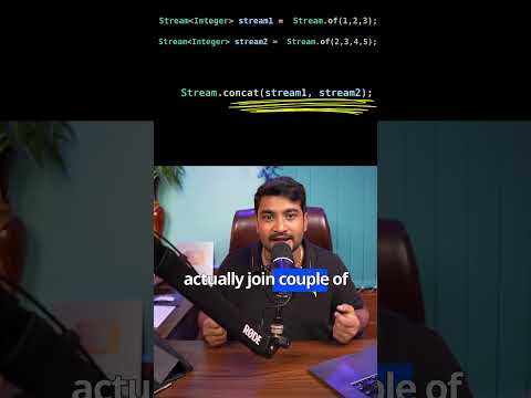 Java 8 Interview Shorts 22 - Can we join 2 streams ? #javainterview