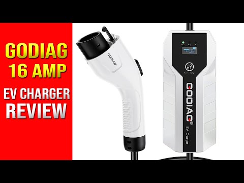 Godiag 16A EV Charger Review (Level 1-2, 120V-240V NEMA 5-15, 6-20, EVSE J1772, 16 Amps)