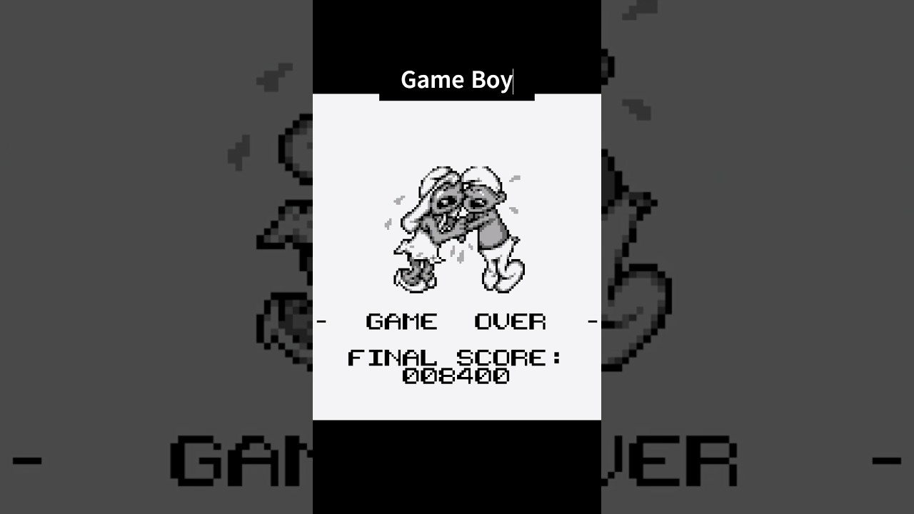 The Smurfs Travel The World GAME OVER Screens #retrogaming #gameboy #oldgames