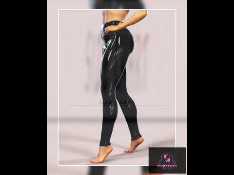 2024 New Sexy Women Shiny Pencil Pants High Waist Fashion Leggins Gold