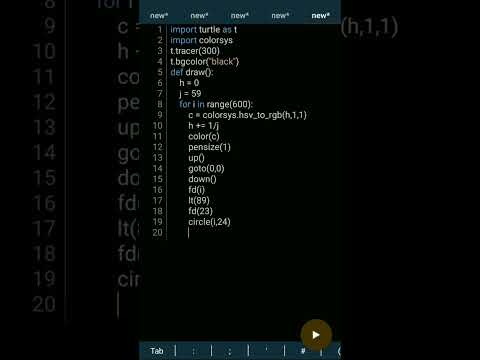 turtle π’ graphics in python #coding #python #turtle #code #programming #program #drawing