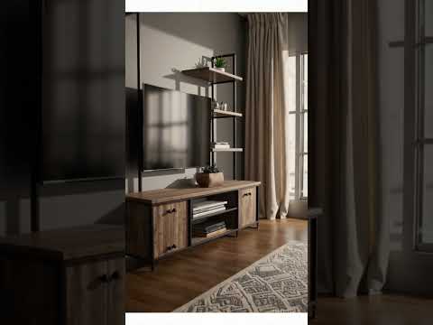 Small TV Stand, Big Storage! Perfect for Tight Spaces