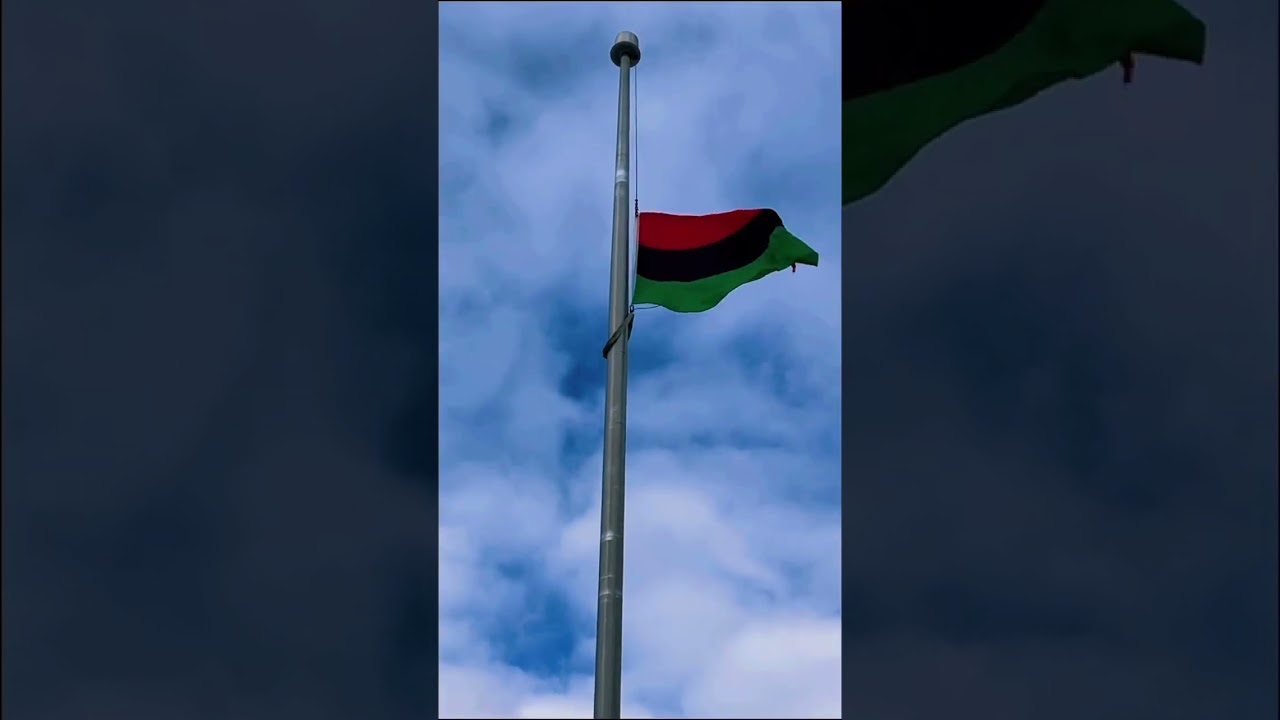 NEWMARKET RAISE THE PAN-AFRICAN FLAG  #shorts #blackhistory #blackhistorymonth