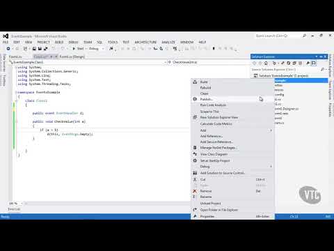 Learn Programming in C Exam 70 483 83 EventArgs Example pt 1 - Mind Luster