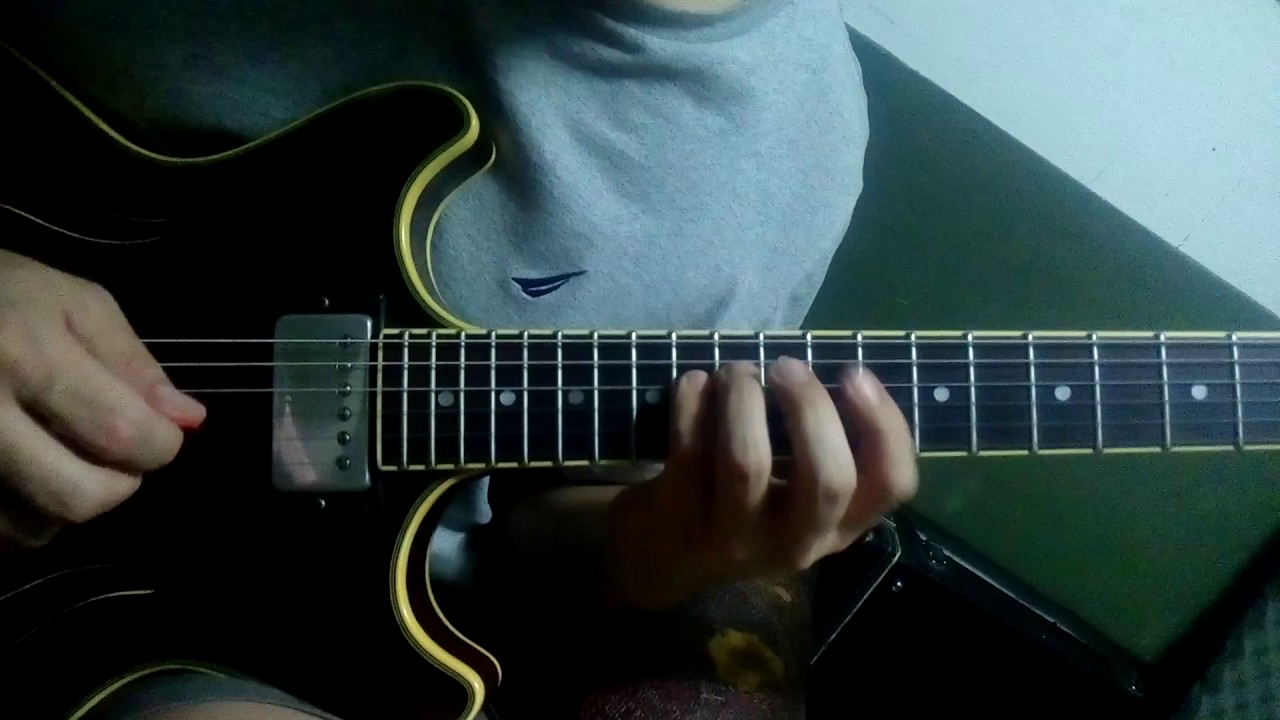 Eb Phrygian nat 6 Scale 3 notes per string guitar