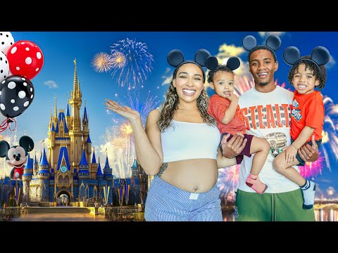 BEST FAMILY DAY EVER AT DISNEY WORLD! (surprising our kids)