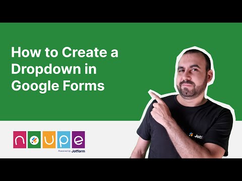 How to create a dropdown in Google Forms | The Jotform Blog