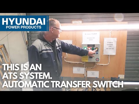 What is an ATS System - Automatic Transfer Switch for Hyundai DHY Diesel Generators Explained