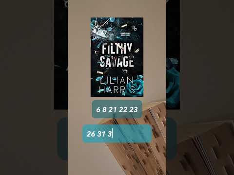 spicy chapters and rating for Filthy Savage by Lilian Harris #books #booktube #booktok #bookrecs