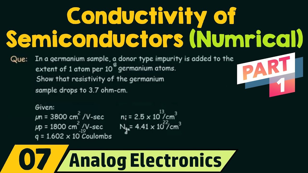 Conductivity of Semiconductors Numerical (Part 1)