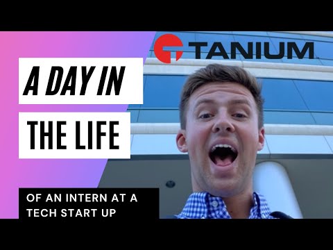 Day in the Life of a Tech Sales Intern - Tanium