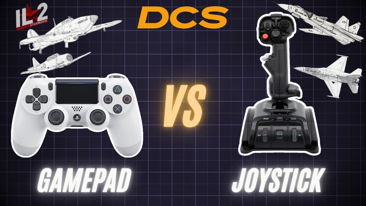 Joystick vs Gamepad: The Ultimate DCS Flight Test + IL-2 1946 & MSFS