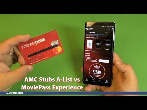 AMC Stubs A-List vs MoviePass Experience