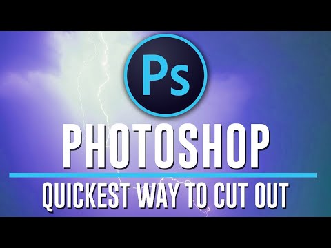Quickest way to cut out in Photoshop (or Photopea)