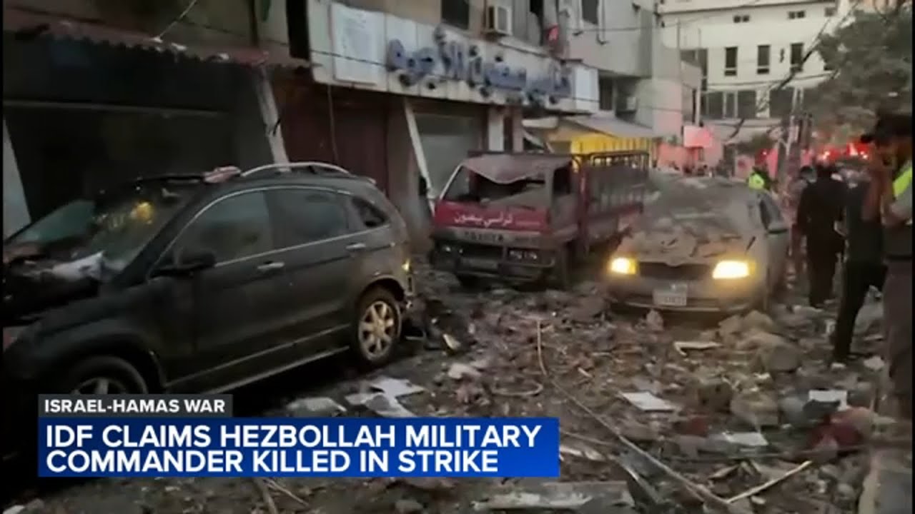 Hezbollah confirms top commander killed in Israeli strike in Beirut