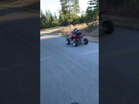 BUILT 2 stroke FLY BY!! FAST apex 100! #shorts
