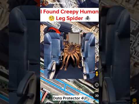 I Found Creepy Human ๐ง Leg Spider ๐ท๏ธ On Google Maps And Google Earth #shorts #trending #earth #map