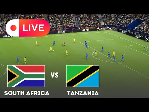 LIVE - South Africa vs Tanzania | International Friendly 2025 | Full Match | Pes 21 Gameplay