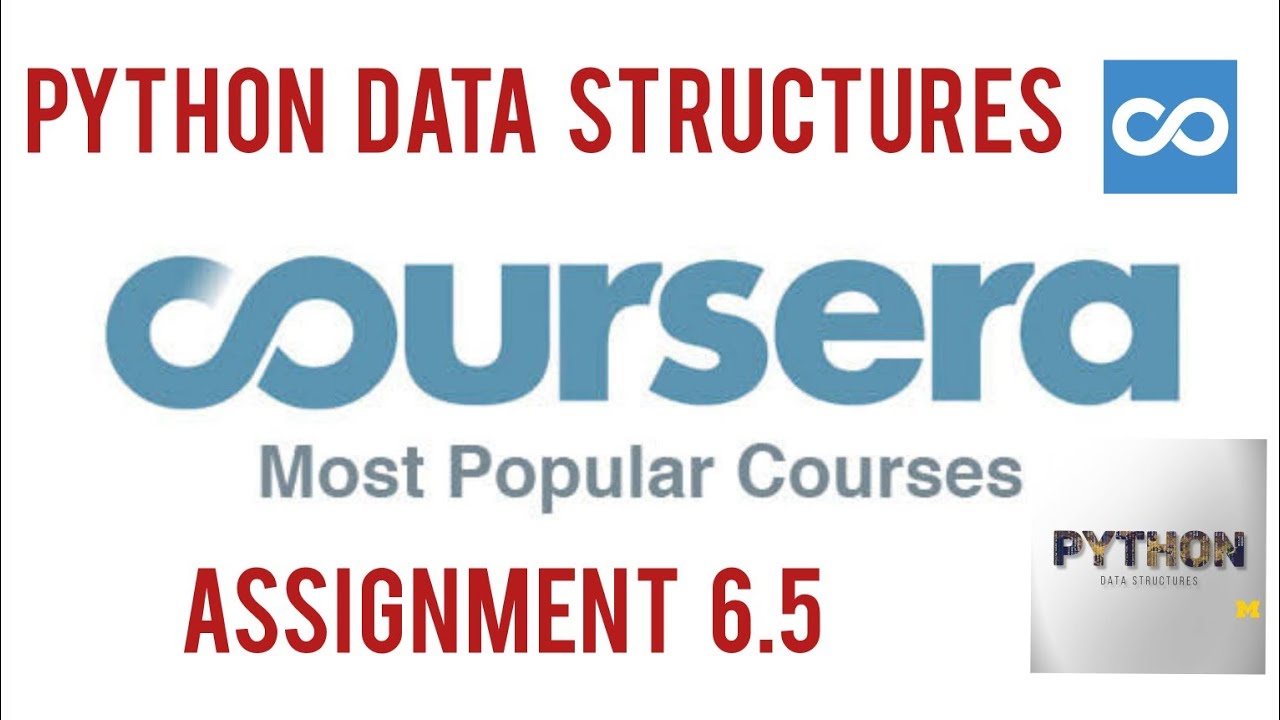 Python Data Structures Assignment 6.5 Solution [Coursera] | Assignment 6.5 Python Data Structures