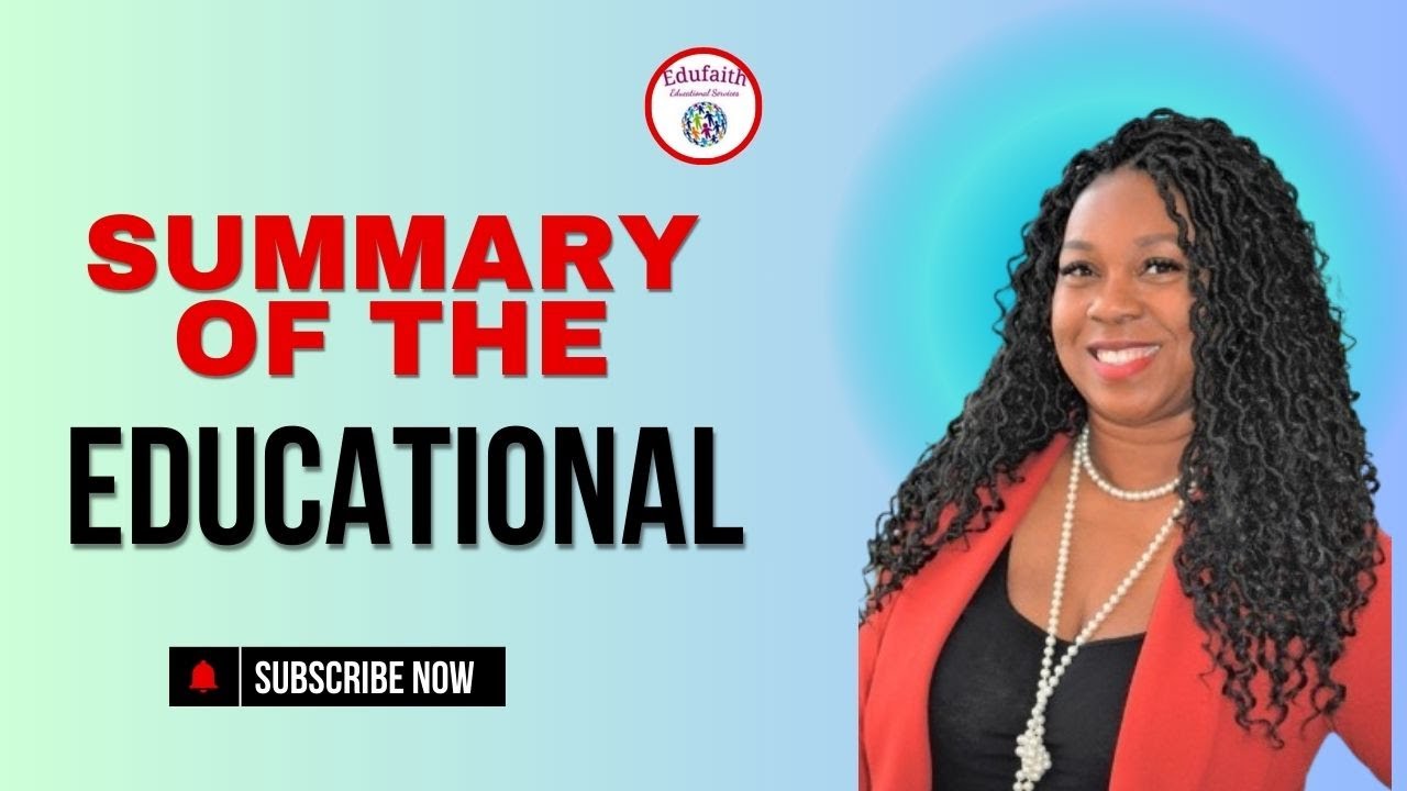 This chapter-6 is a summary of the educational qualification criteria