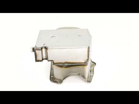 HZ-7104-R STEEL 1958-79 CHEVY SB 283-400 IMCA CIRCLE TRACK RACING OIL PAN - RAW