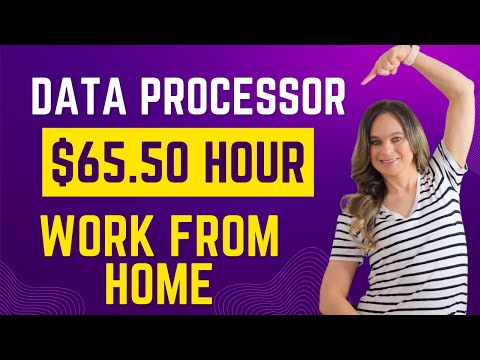 $65.50 Hour Data Processor Work From Home Job 2022 | USA & Canada | No Degree Required