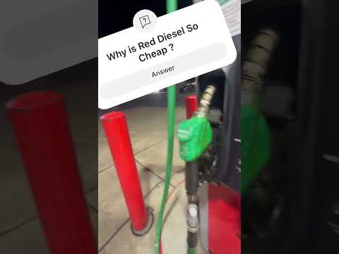 WHY IS RED ⛽️ DIESEL IS CHEAPER!❓WHY🤔 #diesel #fuel #offroad