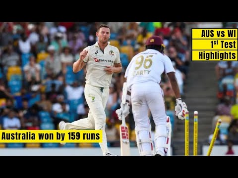 Highlights | West Indies vs Australia | 1st Test | 2025