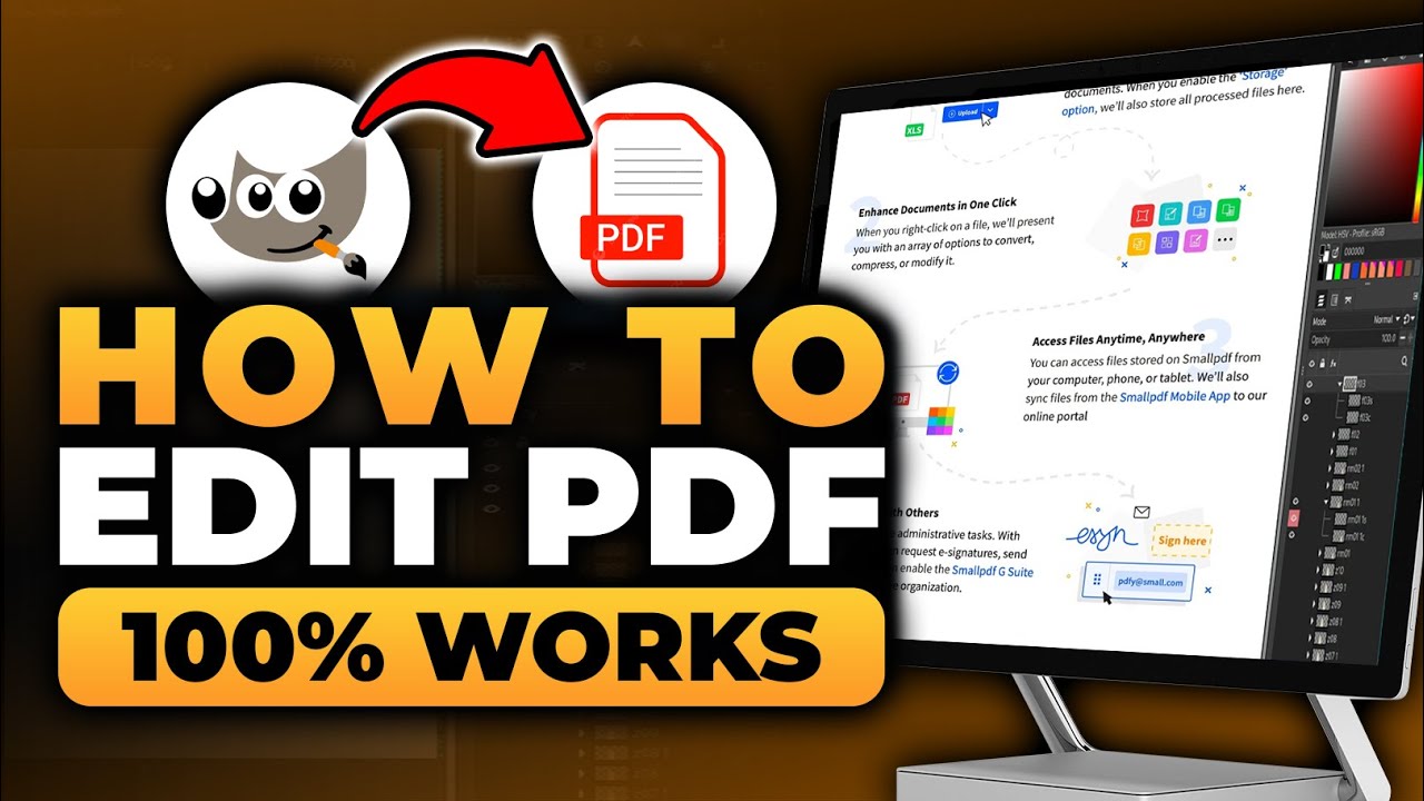 How To Edit a PDF in GIMP (FAST & EASY) | 100% WORKS | NO Yapping, To The Point! | GIMP Edit PDF