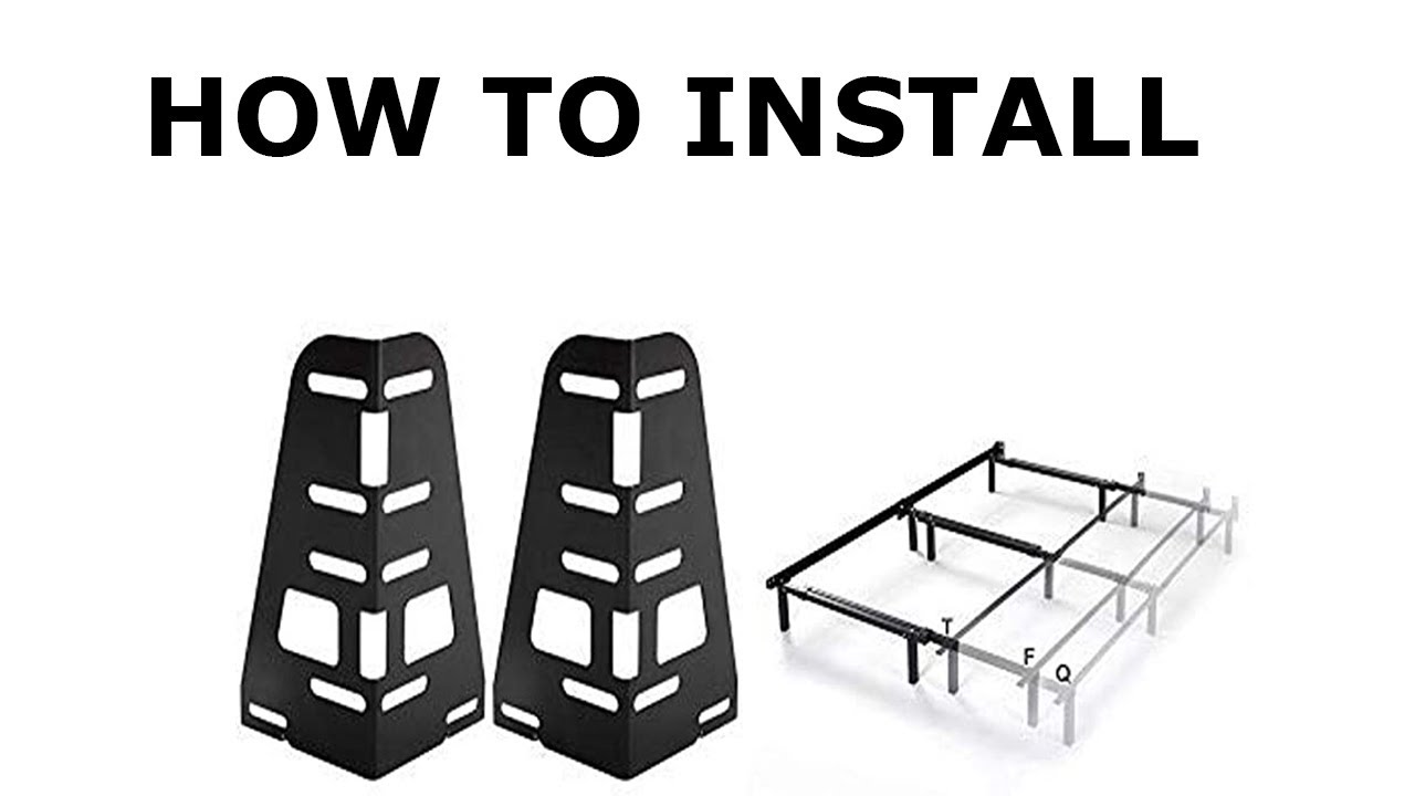 Zinus Bed Frame Bracket Install [EASY!]