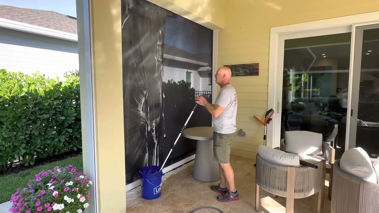 ￼￼Routine Roll-Down Hurricane Screen Maintenance