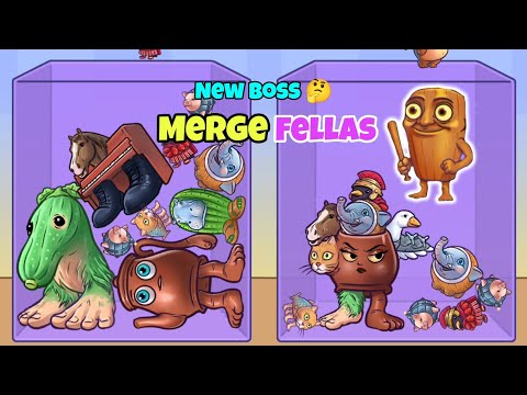 New BOSS in ITALIAN BRAINROT III -MERGE FELLAS Gameplay Walkthrough Reaching Max Level!😻