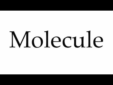 How to Pronounce Molecule