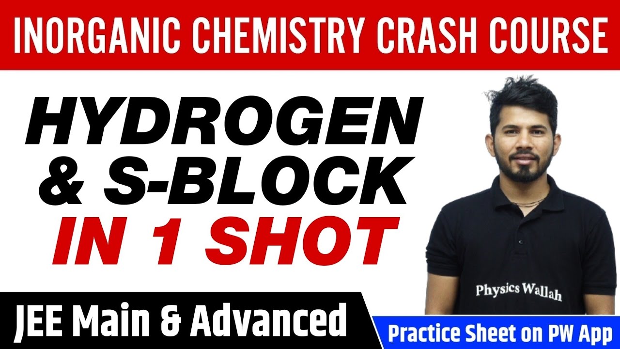 Comprehensive Guide to Hydrogen and S-Block Elements for JEE Main ...