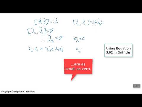 Eigenvalues of the Angular Momentum Operator, PHYS 372