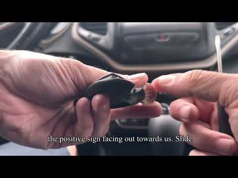 2017 Jeep Cherokee remote key fob battery replacement