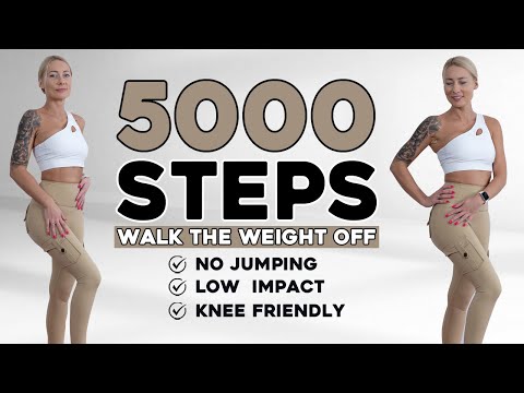 5000 STEPS WALKING WORKOUT | 5K Steps Challenge! 30 Min Fat Burning Endurance Knee Friendly