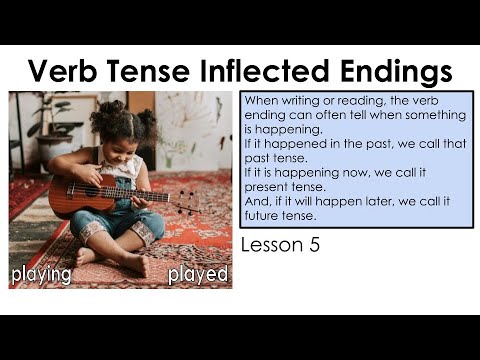 Verb Tense Inflected Endings - Lesson 5