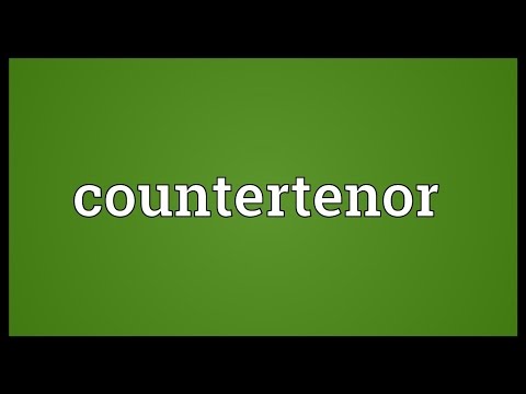 Countertenor Meaning