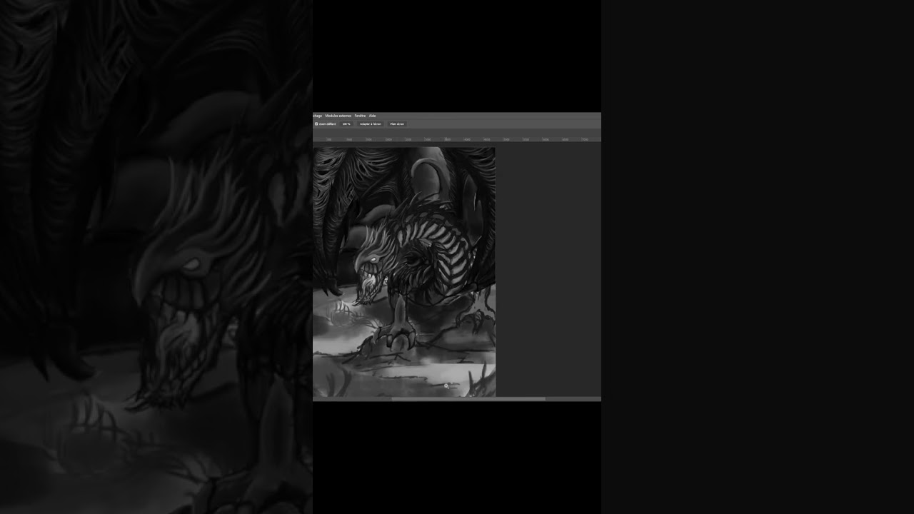 Speed paint : Shadow Dragon | Ryukrabit