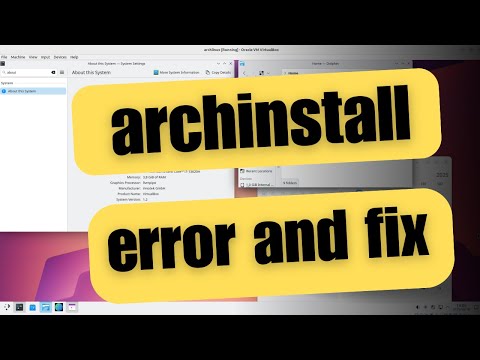 Fix Archinstall Script "xf86-video-vmware: target not found" Error | Use June 2025 ISO!